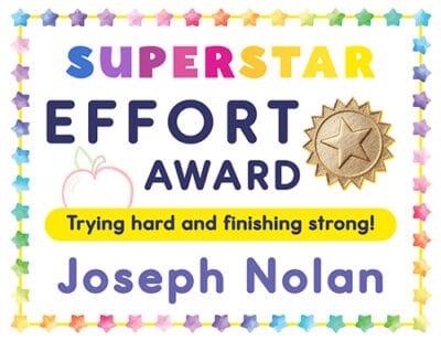 Superstar Awards (Free Printables) - Superstar Worksheets