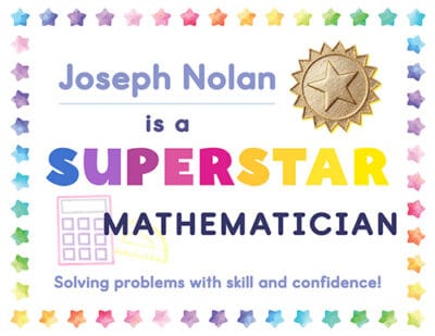 Superstar Awards (Free Printables) - Superstar Worksheets