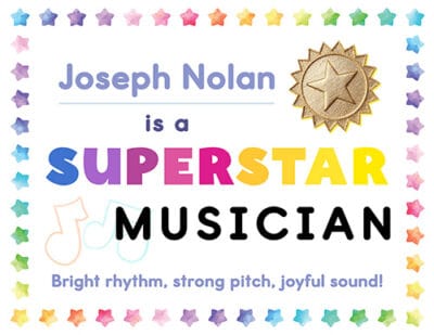 Superstar Awards (Free Printables) - Superstar Worksheets
