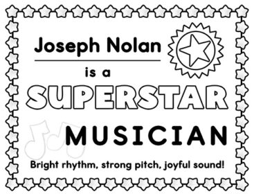 Superstar Awards (Free Printables) - Superstar Worksheets