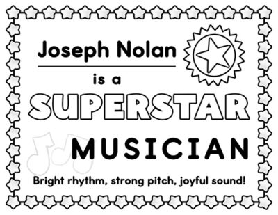 Superstar Awards (Free Printables) - Superstar Worksheets