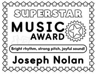 Superstar Awards (Free Printables) - Superstar Worksheets