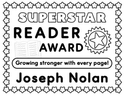 Superstar Awards (Free Printables) - Superstar Worksheets