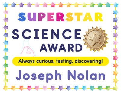 Superstar Awards (Free Printables) - Superstar Worksheets