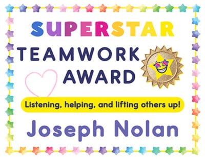 Superstar Awards (Free Printables) - Superstar Worksheets