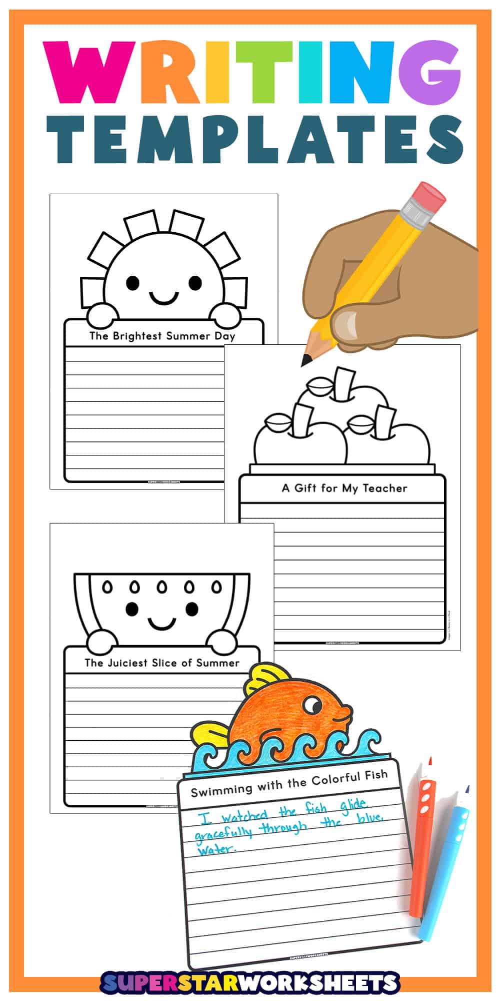 Writing Templates - Superstar Worksheets
