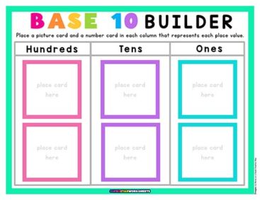 Base 10 Worksheets - Superstar Worksheets