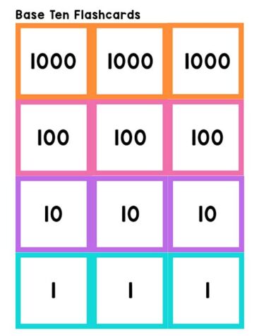 Base 10 Worksheets - Superstar Worksheets