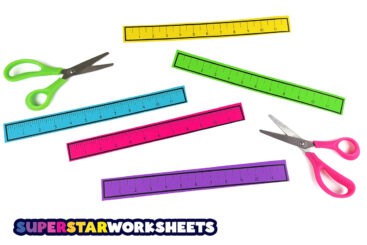 Printable Ruler - Superstar Worksheets