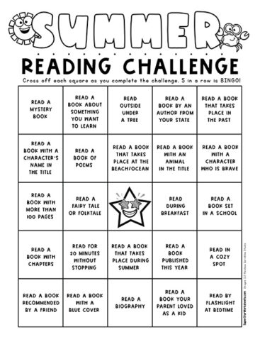 Summer Reading Log (Free Printables) - Superstar Worksheets