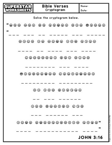 Cryptogram Puzzles (Free Printables) - Superstar Worksheets