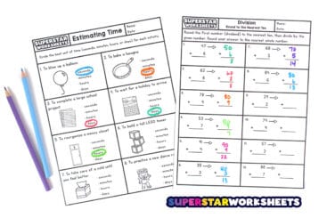 Estimation Worksheets (Free Printables) - Superstar Worksheets