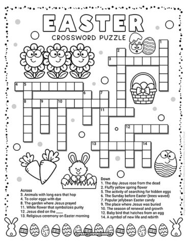 Easter Crossword Puzzles (Free Printables) - Superstar Worksheets