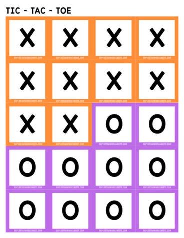 Tic Tac Toe (Free Printables) - Superstar Worksheets