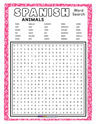 Spanish Word Search (Free Printables) - Superstar Worksheets
