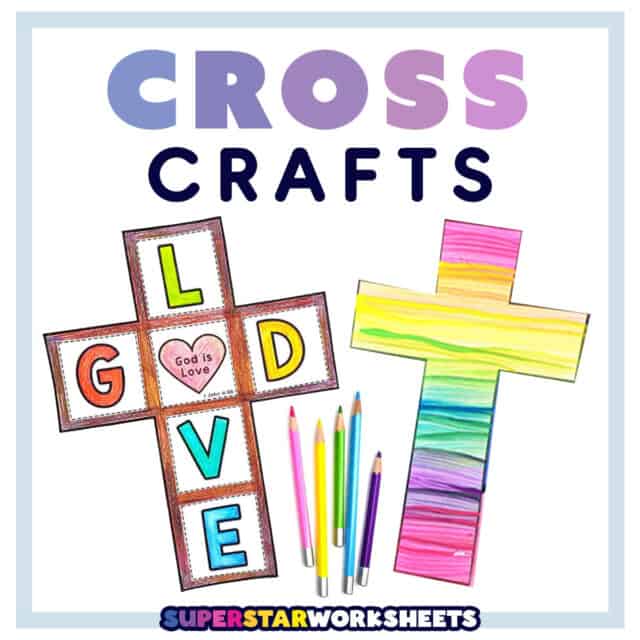 Cross Crafts - Superstar Worksheets