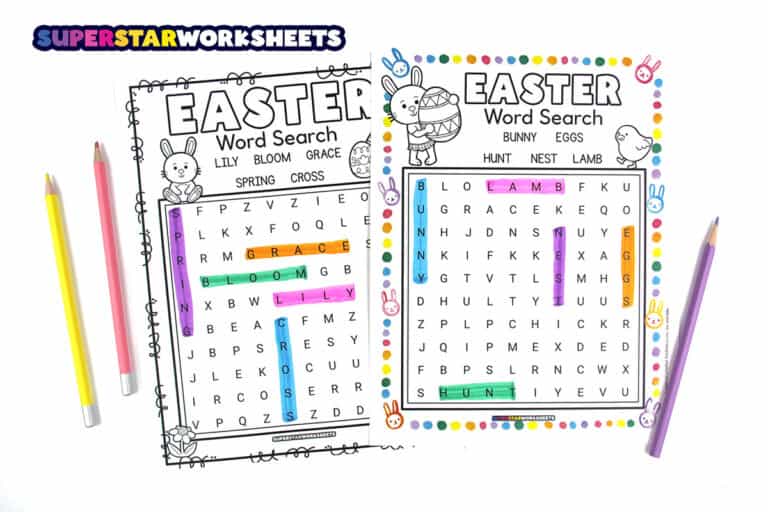 Easter Word Search (Free Printables) - Superstar Worksheets