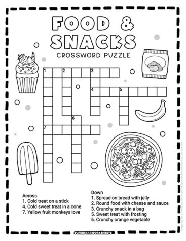 Easy Crossword Puzzles (Free Printables) - Superstar Worksheets