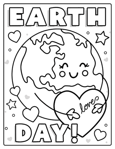Earth Day Coloring Pages (Free Printables) - Superstar Worksheets