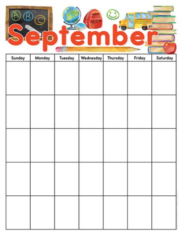 Editable Calendar (Free Printables) - Superstar Worksheets