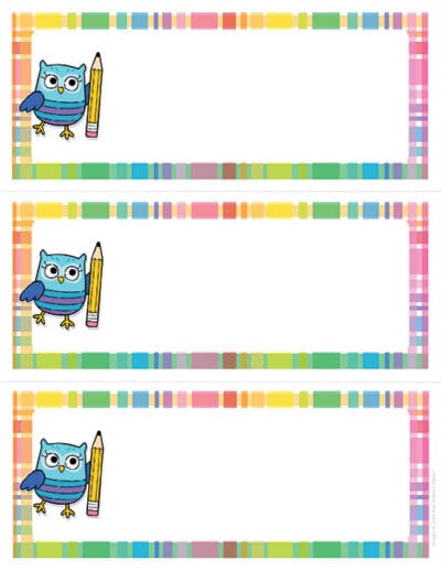 Editable Name Plates (Free Printables) - Superstar Worksheets