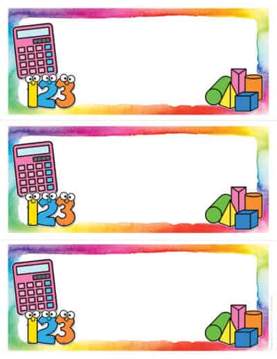 Editable Name Plates (Free Printables) - Superstar Worksheets