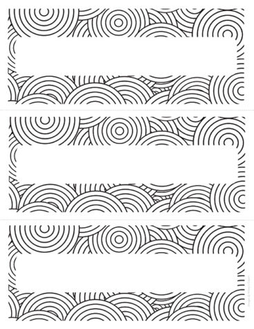 Editable Name Plates (Free Printables) - Superstar Worksheets
