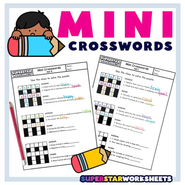 Cross Crafts - Superstar Worksheets