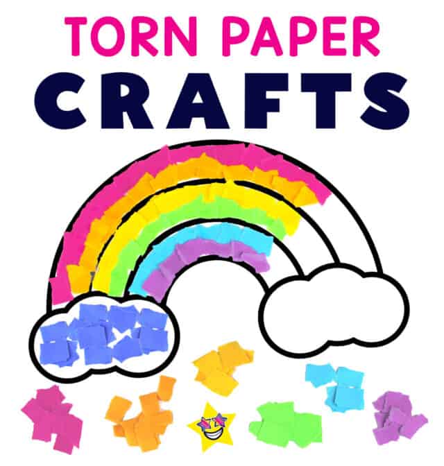 Torn Paper Crafts - Superstar Worksheets