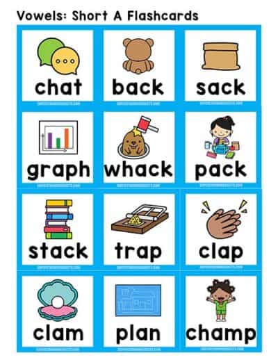 Short A Words - Superstar Worksheets