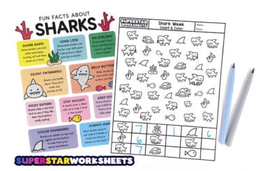 Shark Week Printables (Free Printables) - Superstar Worksheets