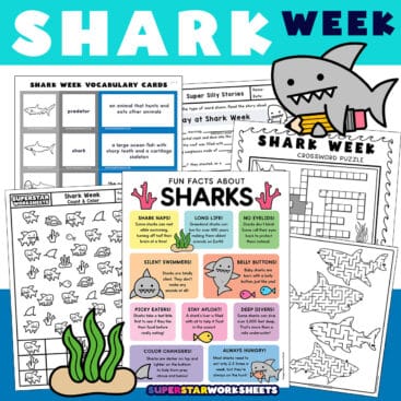 Shark Week Printables (Free Printables) - Superstar Worksheets