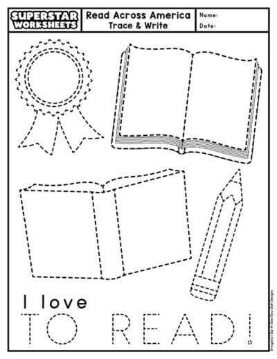 Read Across America (Free Printables) - Superstar Worksheets