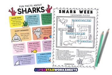 Shark Week Printables (Free Printables) - Superstar Worksheets