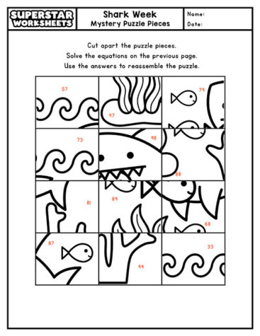 Shark Week Printables (Free Printables) - Superstar Worksheets