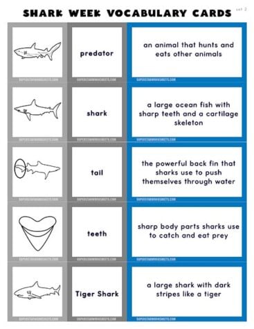 Shark Week Printables (Free Printables) - Superstar Worksheets